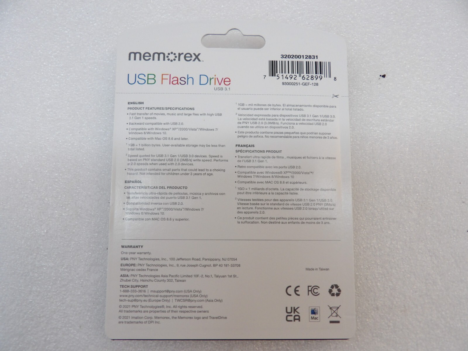 Memorex 128gb HD USB 3.1 Flash Drive Black 4k for sale online | eBay