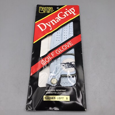 New MG Master Grip Golf Glove Dynagrip Cabretta Leather Ladies Left S ...