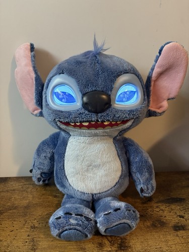 Disney Lilo and Stitch Many Moods of Stitch Plush Toy LCD Eyes 14 ...