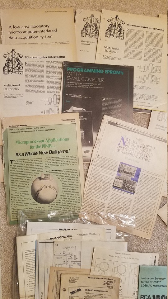 Netronics Programmer with COSMAC RCA 1802 ELF II board. | eBay