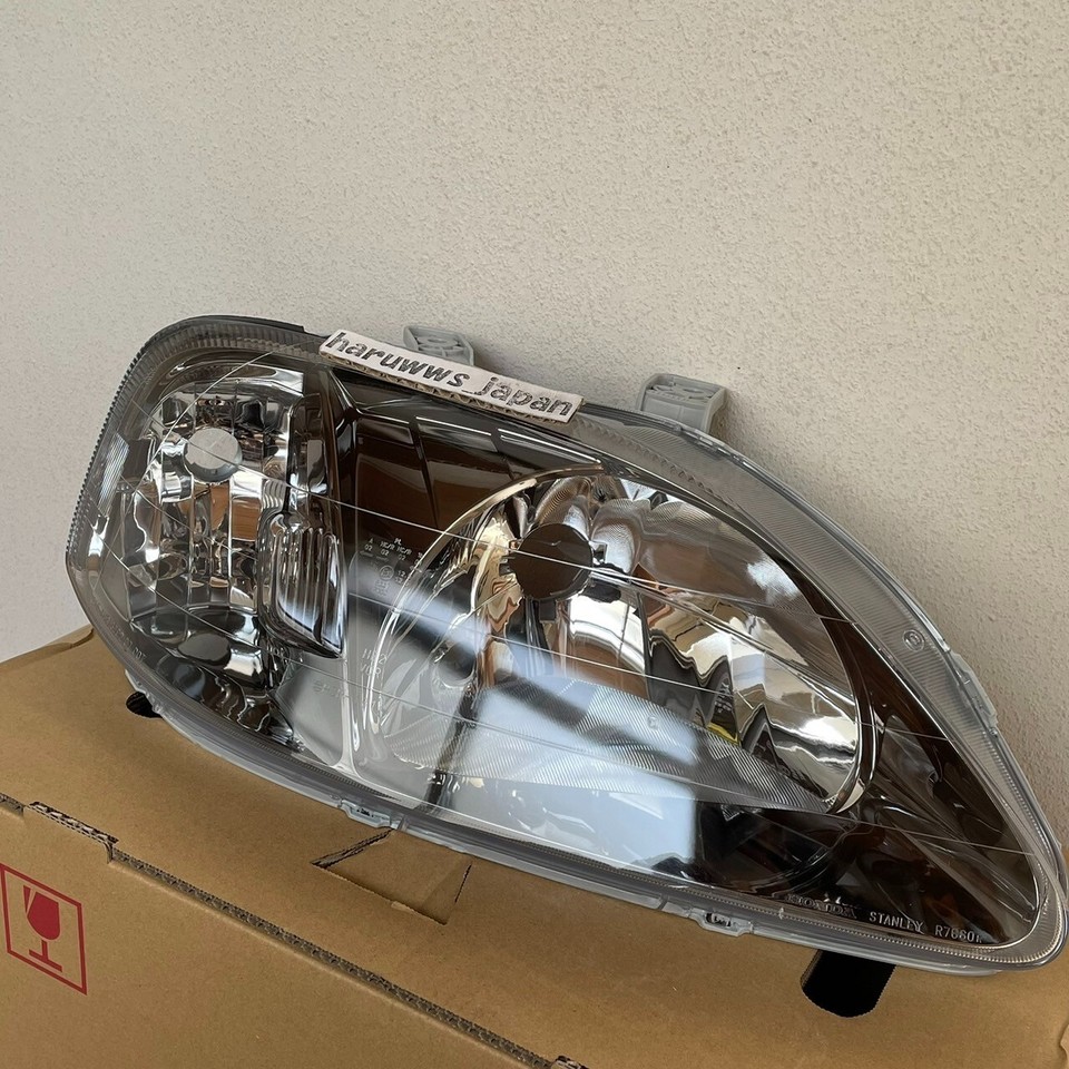 OEM 99-00 HONDA CIVIC EK9 TYPE-R Headlight RH LH Set STANLEY EK4 SiR Si ...