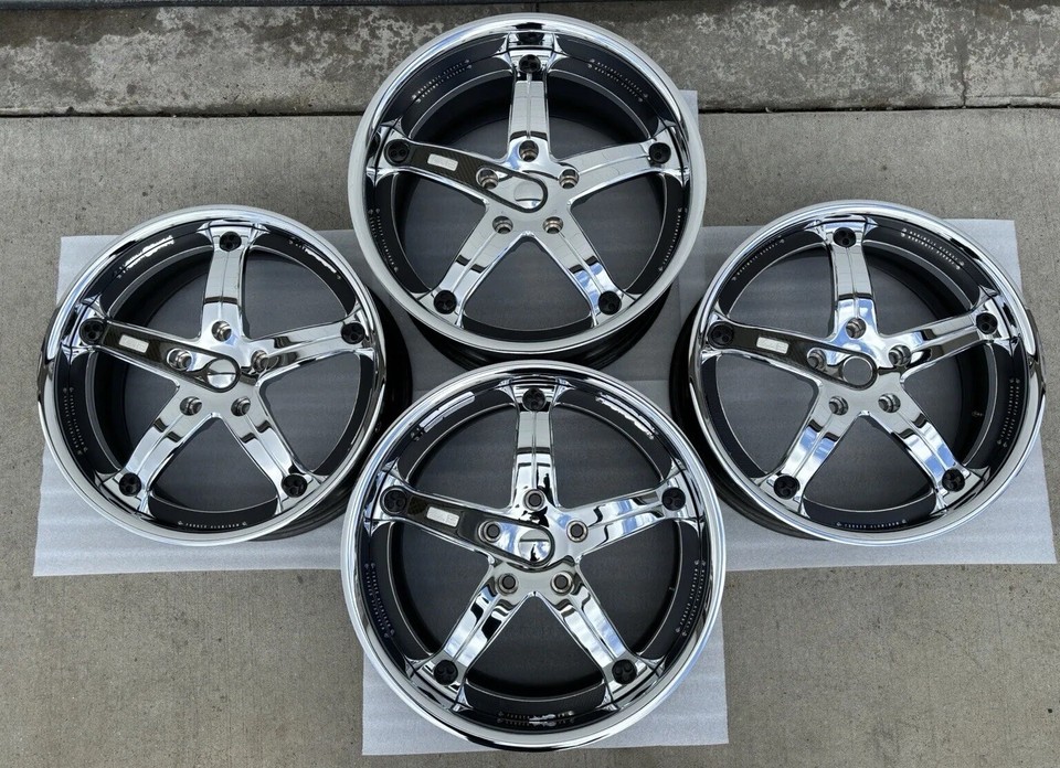 19" Davin Speed SP1 Porsche 911 3-Piece Forged Staggered Wheels Rims ...