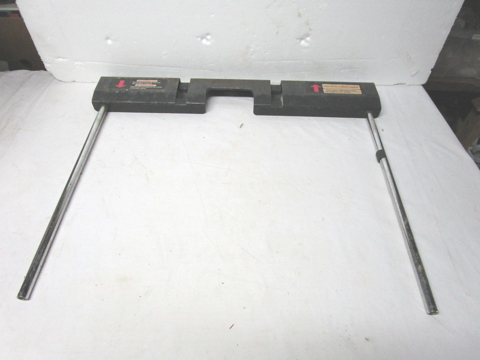 Sears Craftsman 10 in table saw, Model 137.248480--sliding outfeed rear ...