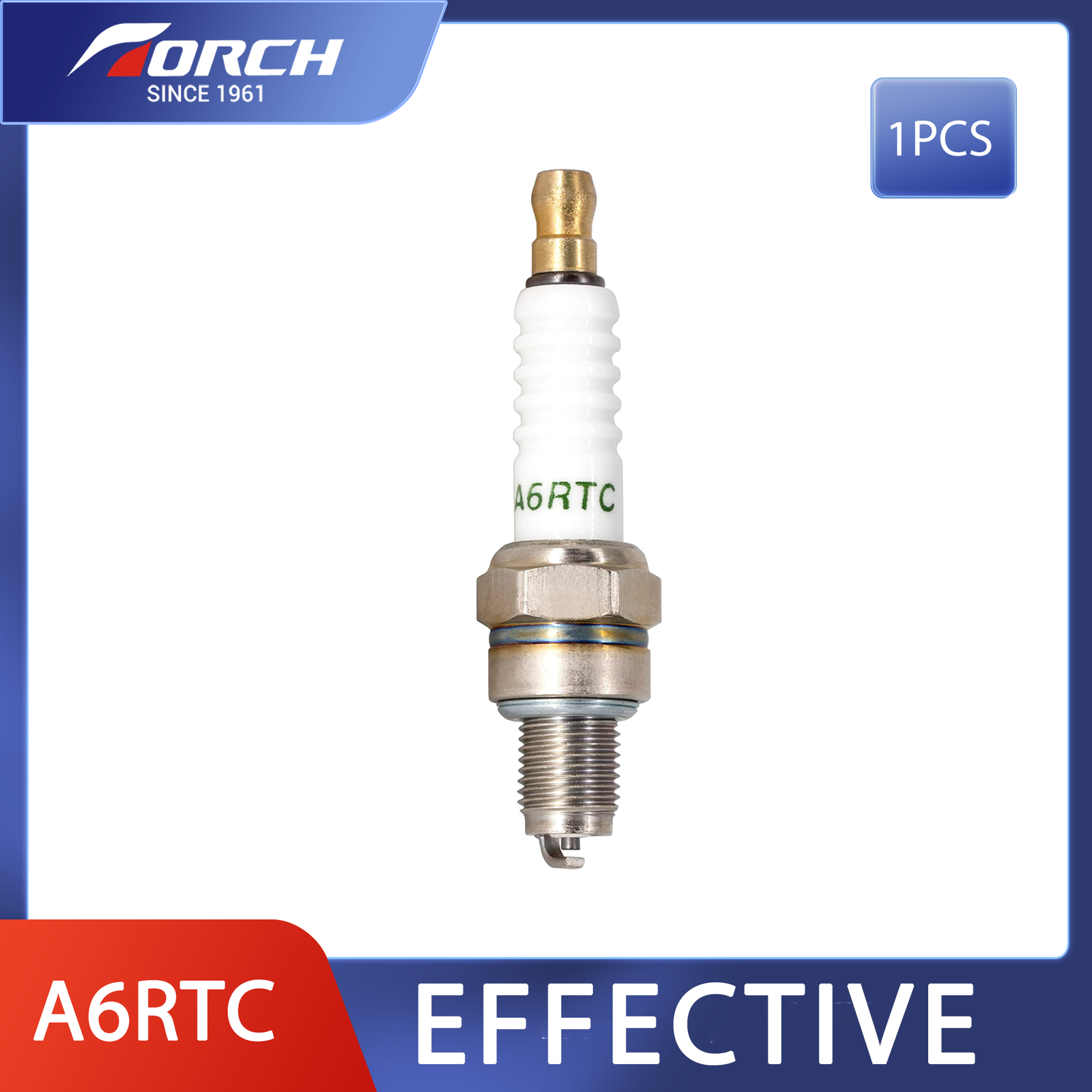 TORCH Resistor A6RTC Genuine Spark Plug for Denso IUF22 U20FSR-U | eBay