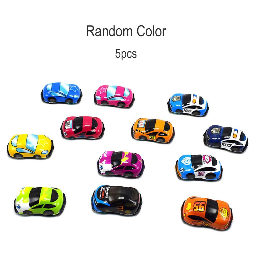 Cartoon Modeling Soft Shell Pull Back Racer Mini Model Car Kids Toys ...