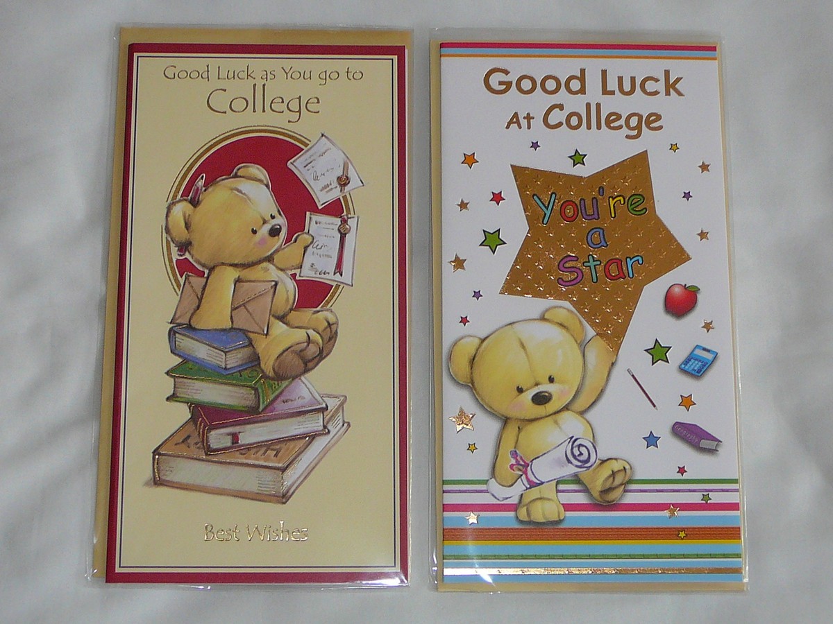 College E Cards Good Luck For New Academic Year Greeting Card