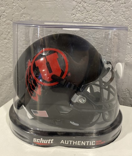 Utah Utes Mini Helmet Riddell NCAA Black Alternate | eBay