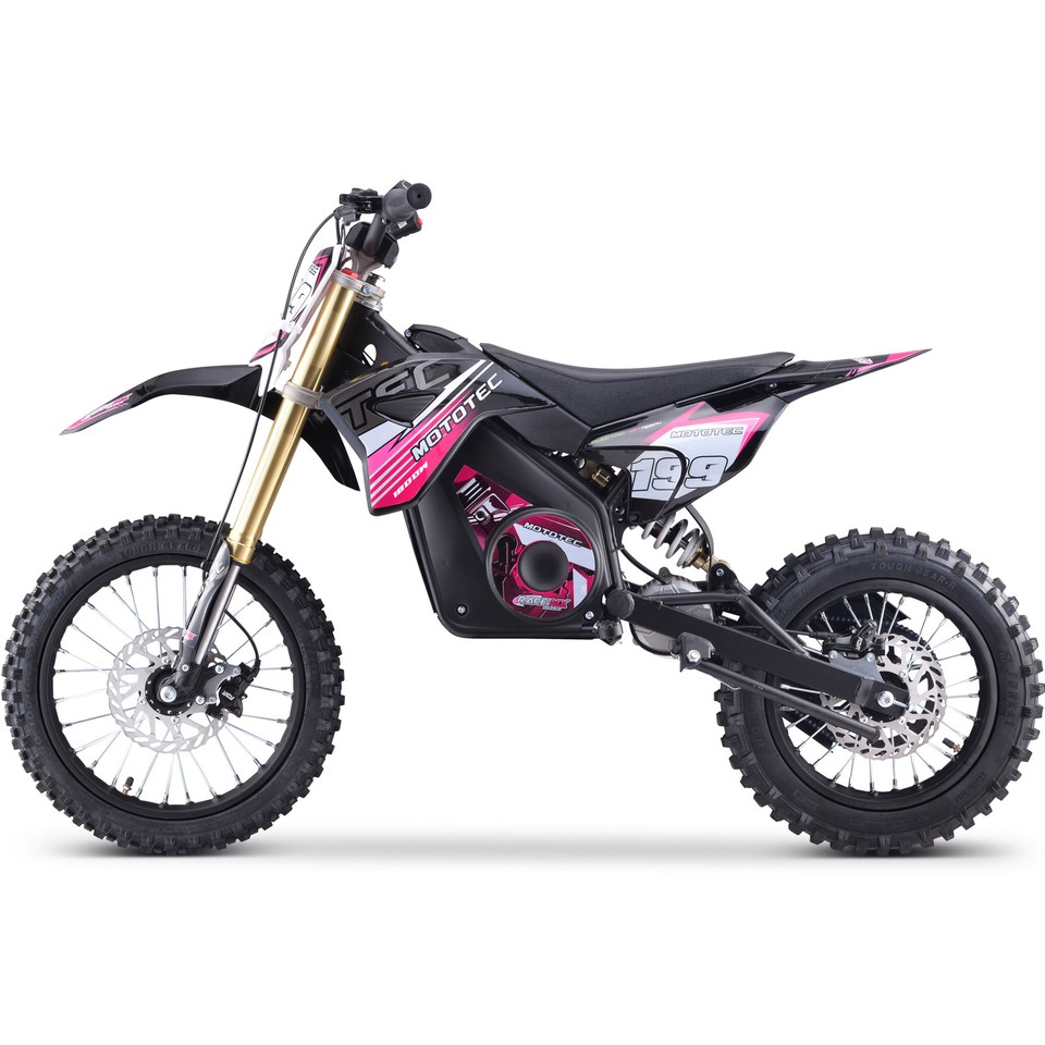 MotoTec Pink Dirt Bike Pro Lithium 1800W 48V Electric Bike | eBay