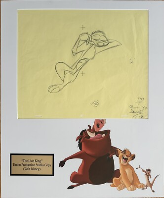 Original Drowing Production of “The Lion King” (Walt Disney, c. 1994 ...