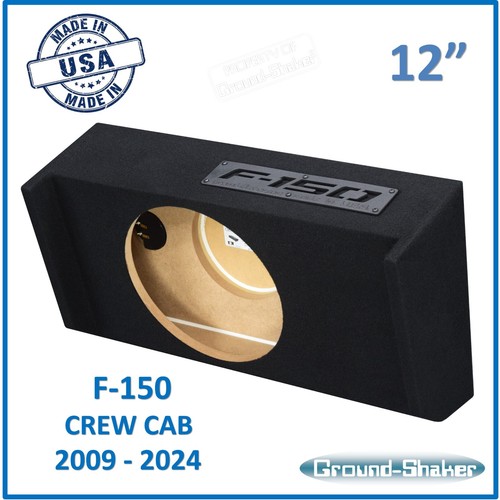 2009-2024 Ford F150 Crew Cab 12" Single Sub Box Subwoofer Enclosure | eBay