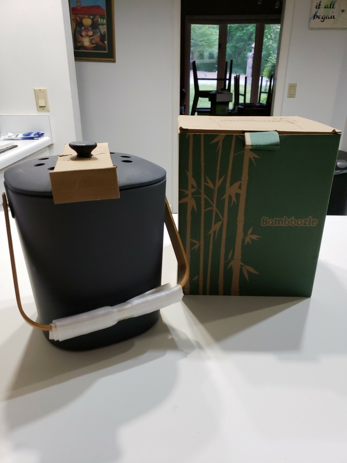 Bamboozle Food Composter For Kitchen Countertops Composted | eBay