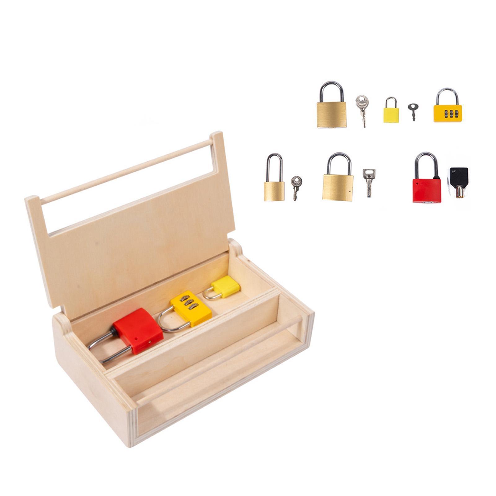 Matching Lock Toys Portable Matching Games Lock Set for Girls Children ...