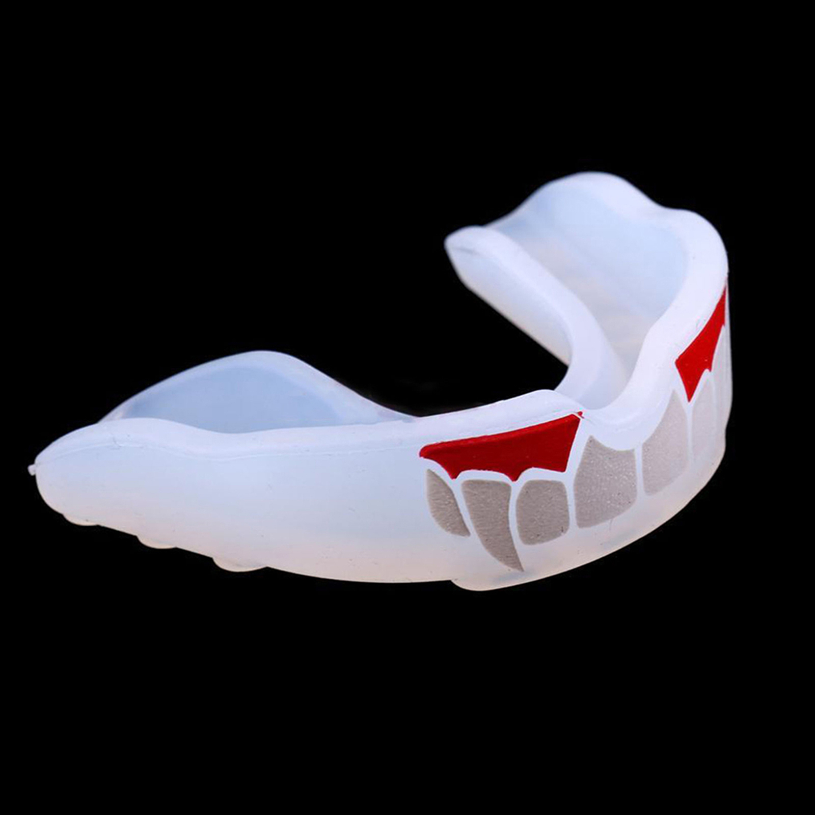 Mouth Guard Protector Flexible Anti-scratch Fang Pattern Mouth Guard ...