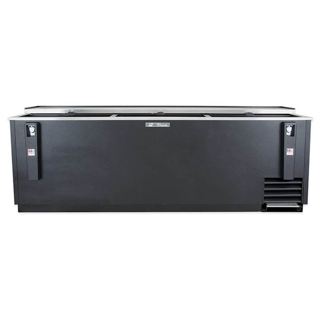 True TD-95-38-HC 95" Solid Slide Lid Deep Well Horizontal Bottle Cooler ...