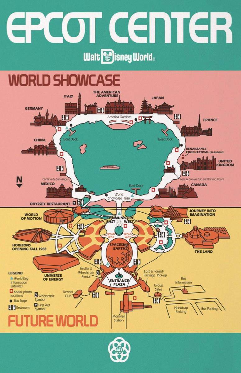 Updated Epcot Guide Map Showcases Future Projects Space