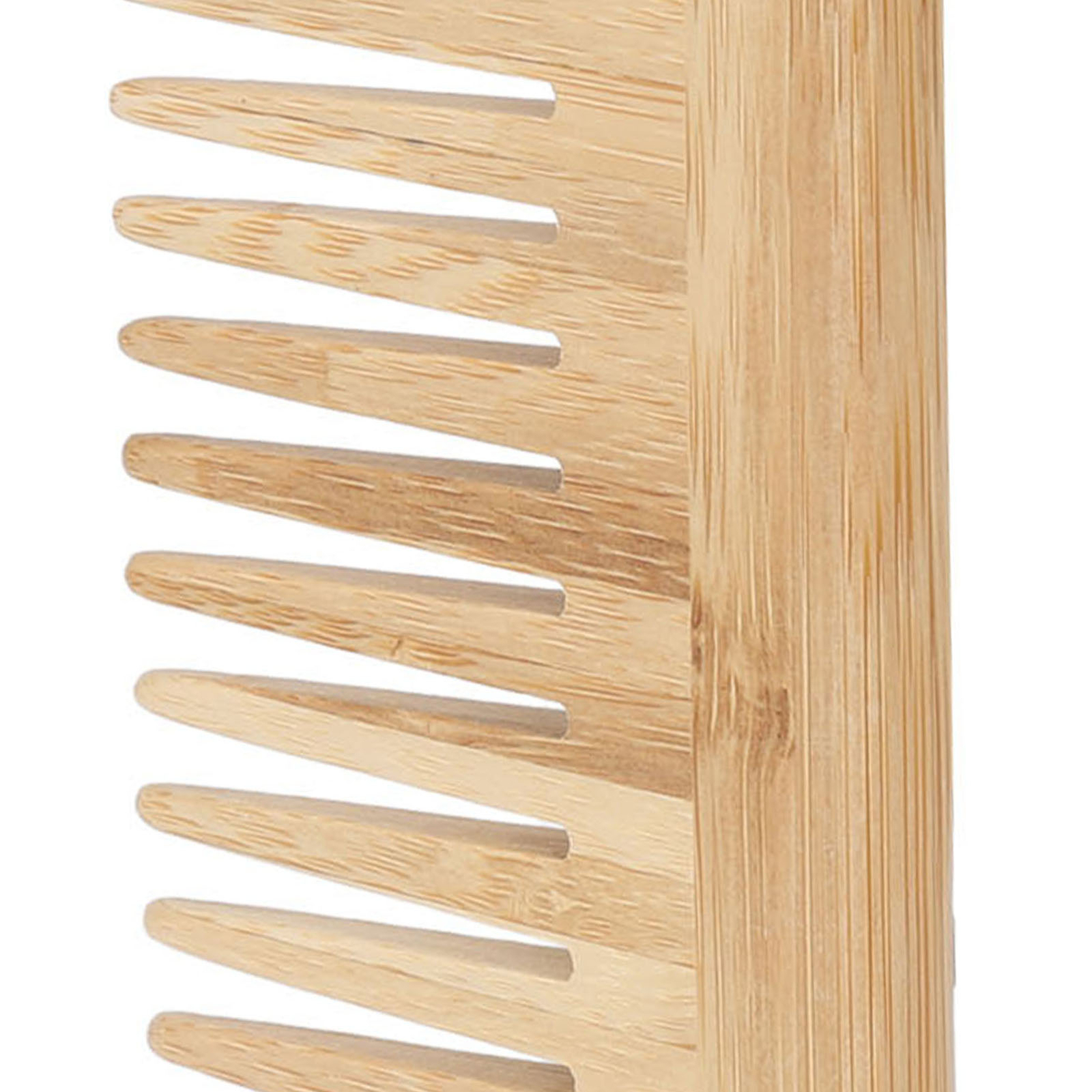 Wide Tooth Comb Structure Eco Friendly Wet Hair Comb Bamboo Comb Travel ...