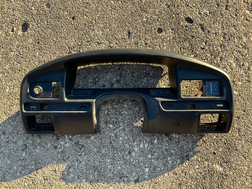 92-96 Ford F150 F250 F350 Cluster Gauge Bezel Dash Panel Trim Black ...