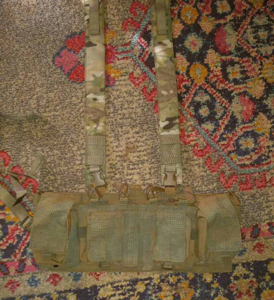 mayflower uw chest rig coyote brown with X harness | eBay