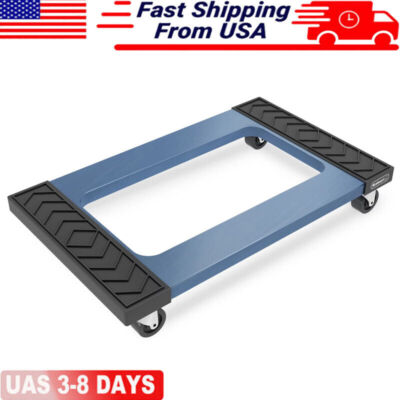 Duty Furniture Moving Diamond Tread Cart Mover Rolling Wheel Casters ...