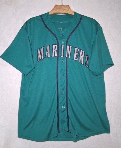 Mariners Throwback Jersey Men's Size 3XL Lopez #25 Aqua Green | eBay