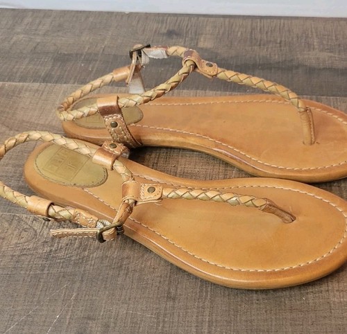 Frye Madison Braid Sling Sandals Leather Size 5.5 Womens Boho | eBay