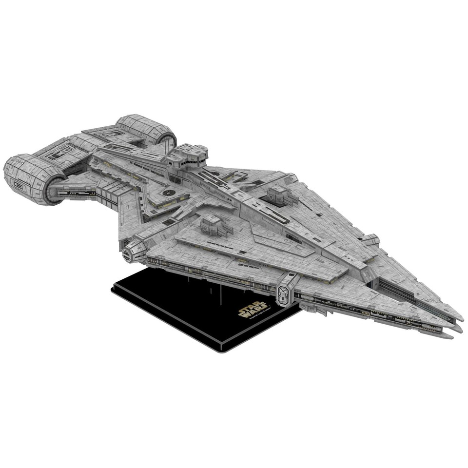 The Mandalorian Imperial Light Cruiser 4D Precision Model Kit Star Wars ...