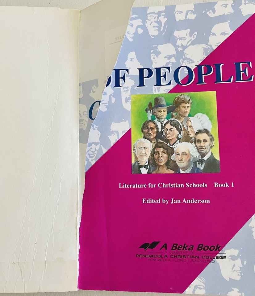 ABeka Of People Literature Student Textbook A Beka | eBay