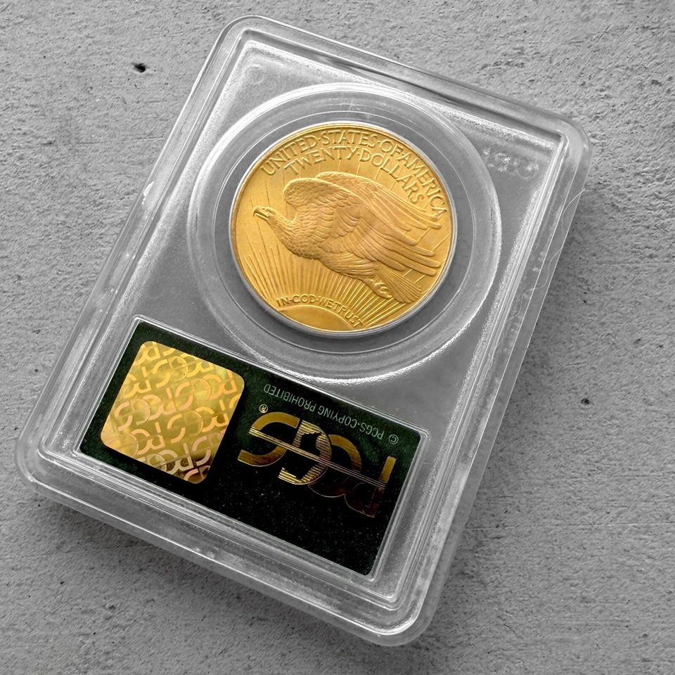 1928 United States $20 Double Eagle Gold St. Gaudens PCGS Green Label ...