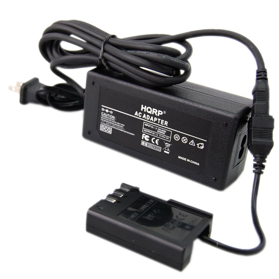 AC Power Adapter + DC Coupler Replacement for Nikon D3000 D5000 Digital ...
