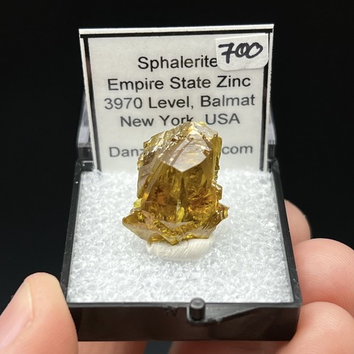 Sphalerite, Empire State Zinc Corp Mine #4, 3970 Level, Balmat, New ...