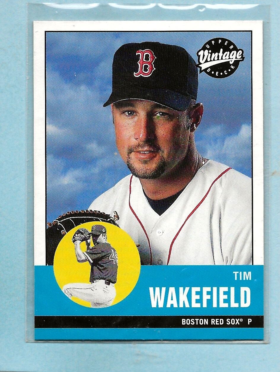 TIM WAKEFIELD - 2001 Upper Deck Vintage - #102 - Red Sox - Comb ...