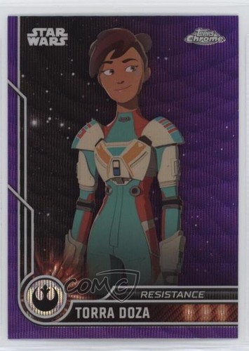 2023 Chrome Star Wars Purple Wave Refractor Myrna Velasco as Torra Doza ...