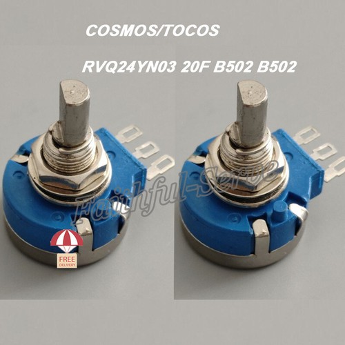 2X Potentiometer Long Life Panel Pot For COSMOS/TOCOS RVQ24YN03 20F ...