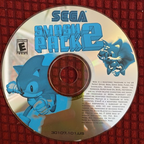 Sega Smash Pack 2 (PC, 2002) Disc Only 47875308718| eBay