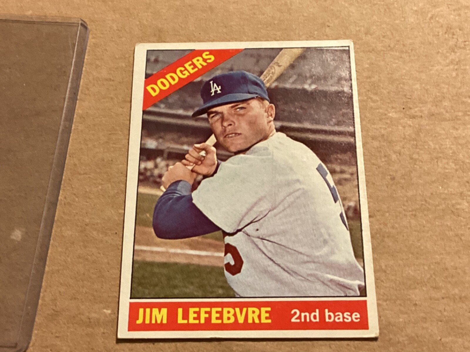1966 TOPPS #57 JIM LEFEBVRE BASEBALL CARD - EX-NM - Very Lite Corner ...
