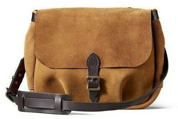 Filson Saddle Rugged Suede Messenger Crossbody Bag - Brown for sale ...