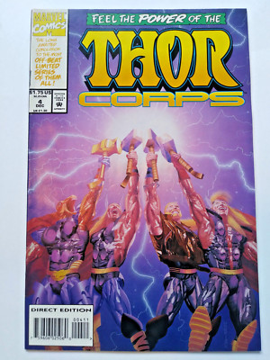 Thor Corps #4 (Marvel,1994) Thor, Beta Ray Bill and Thunderstrike! VF ...