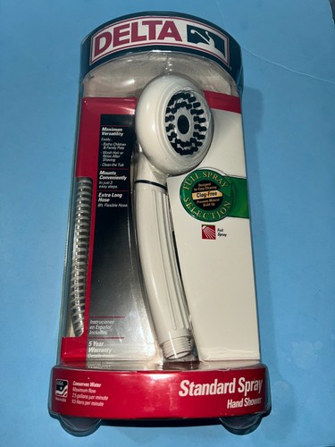 Vintage 1997 Delta Standard Spray Hand Shower 75100-WH (FACTORY SEALED ...