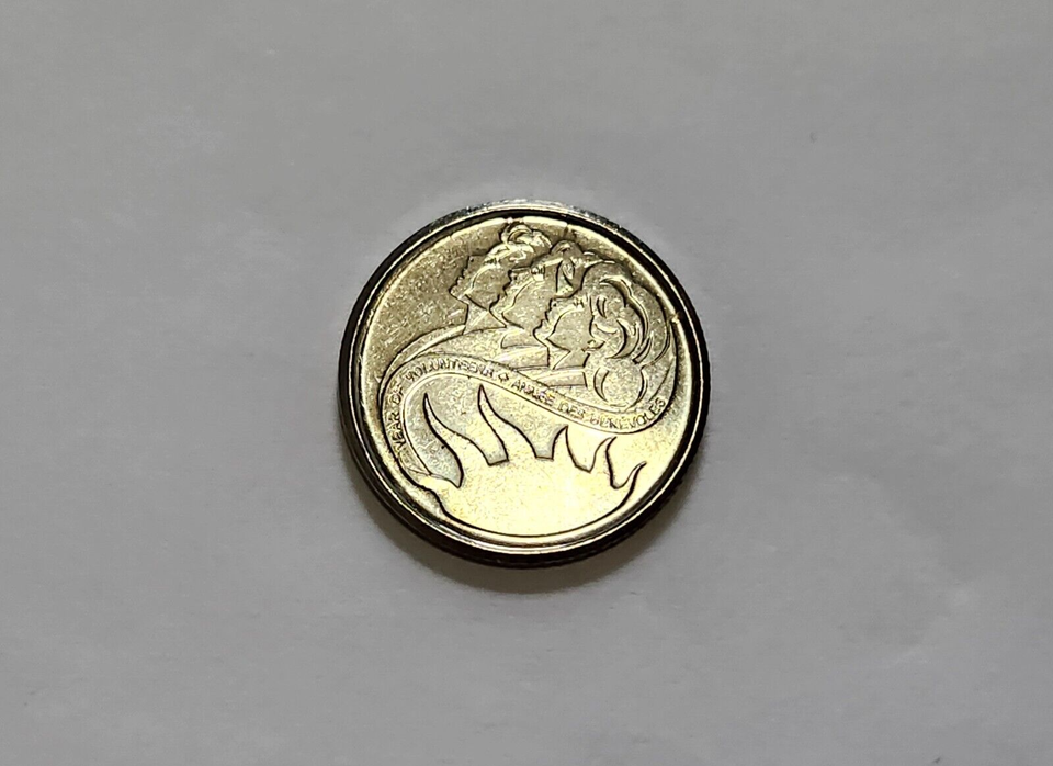 Canadian Coin Canada 10 Cents | Queen Elizabeth II | Year of Volunteers ...