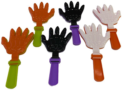 Lot of 6 Hand Clapper Plastic Kids Toy Party Favors Flapper Cheering ...
