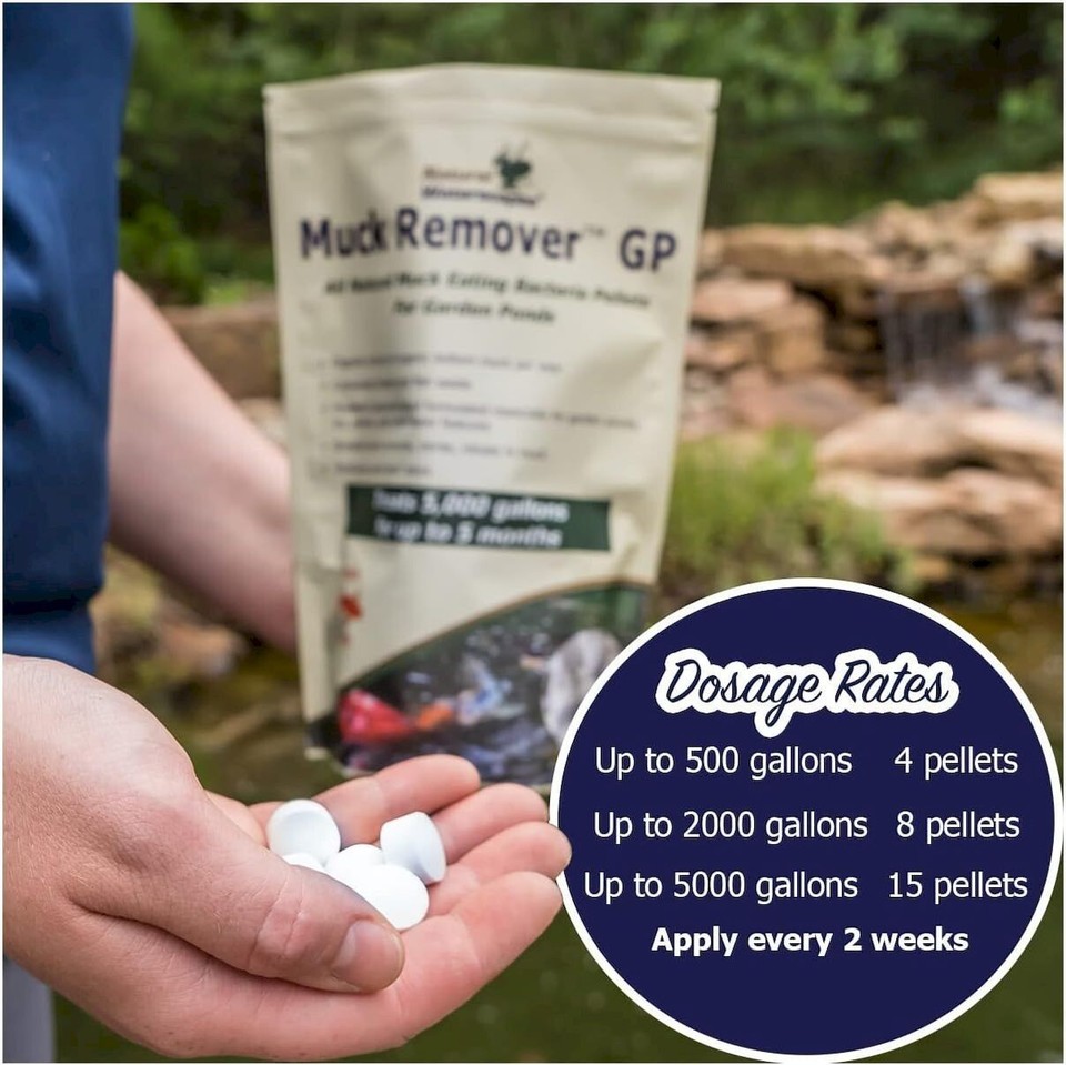 Muck Remover GP 150 Pellets – Pond Sludge Cleaner, Treats 5,000 Gal | eBay