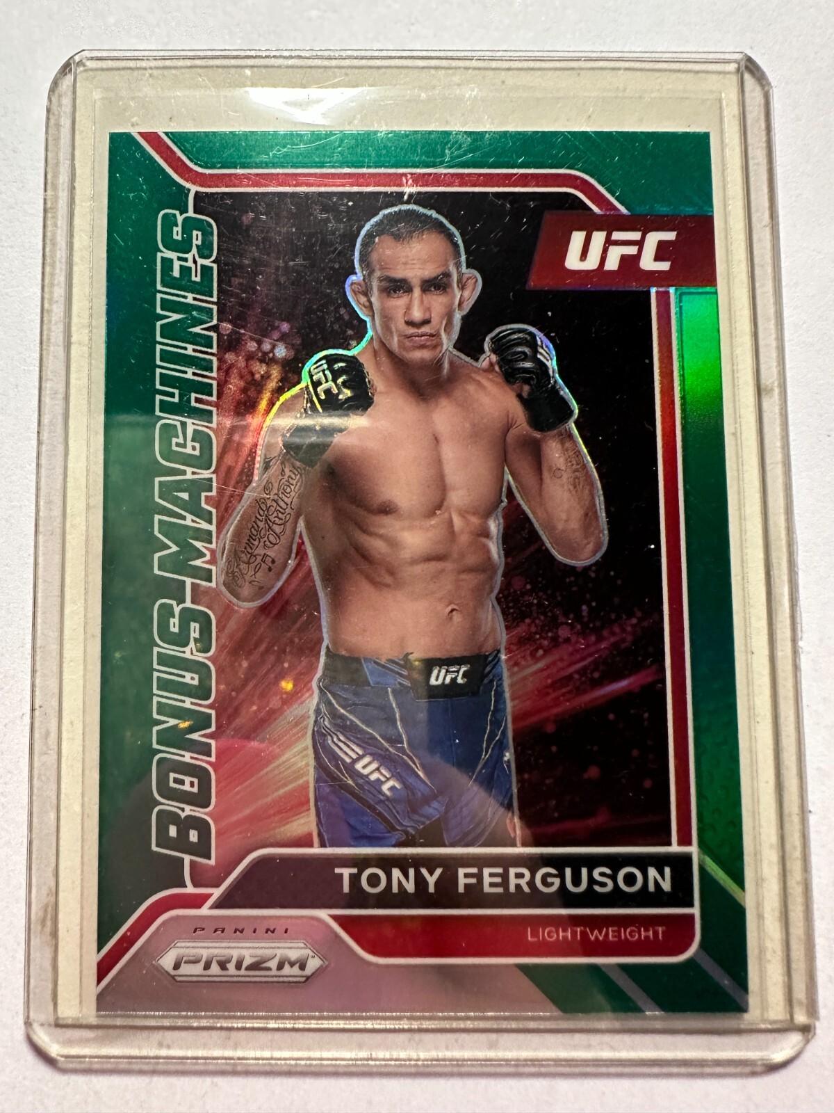 K66,779 - 2022 Panini Prizm UFC Bonus Machines Prizms Green #17 Tony ...