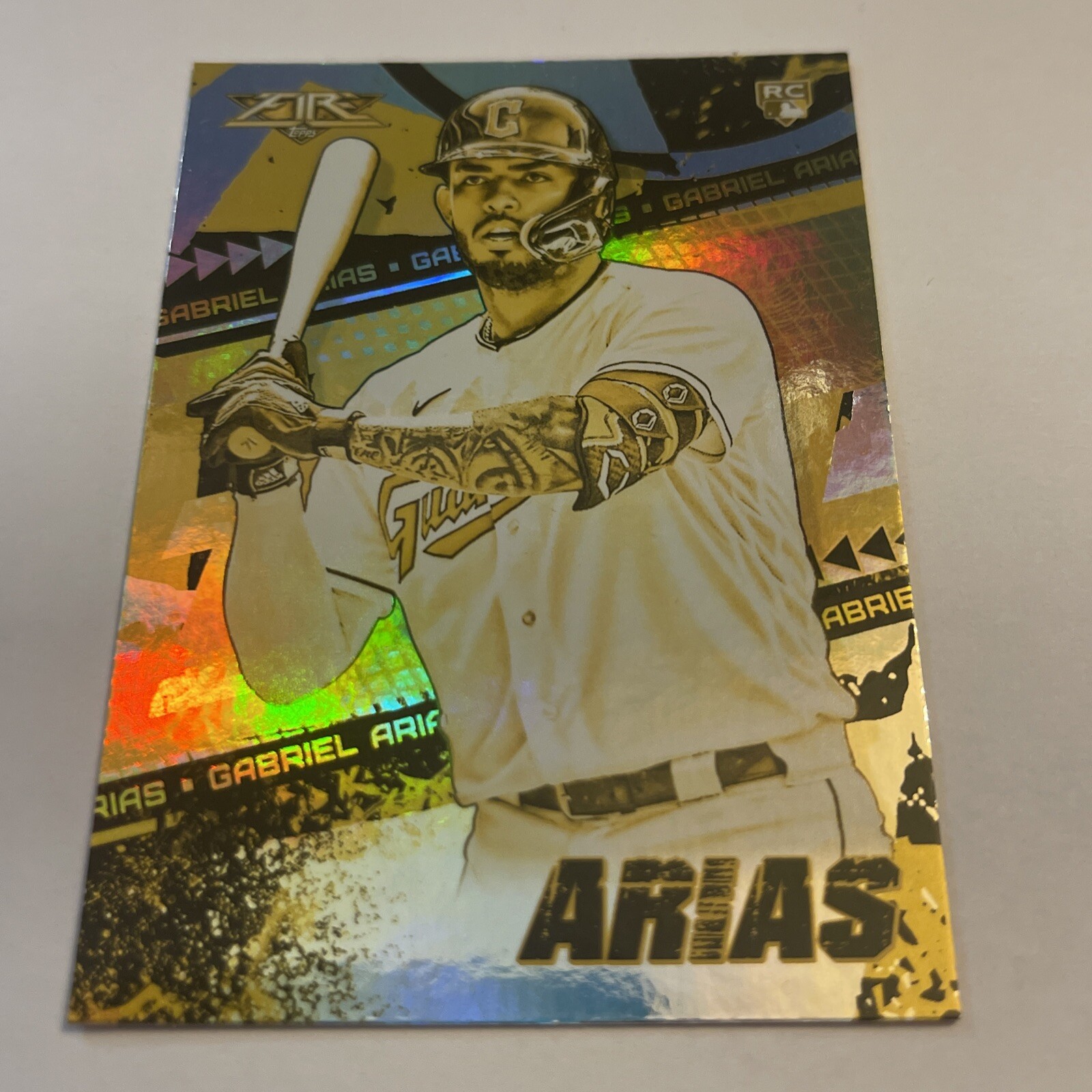 2022 Topps Fire - Gold Minted #129 Gabriel Arias (RC) for sale online ...
