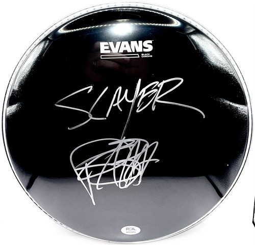 Paul Bostaph Signed Autographed Slayer 12” Inch Drumhead PSA/DNA Coa | eBay