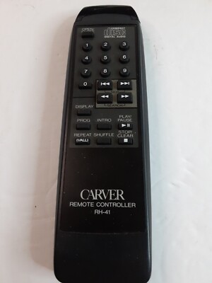 🌴Genuine Carver Remote Control Unit RH-41 For Compact Disc Tested ...