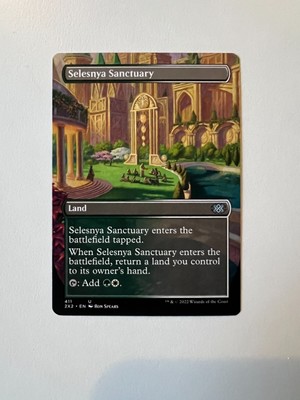 MTG Selesnya Sanctuary Double Masters 2022 411 Borderless Uncommon | eBay