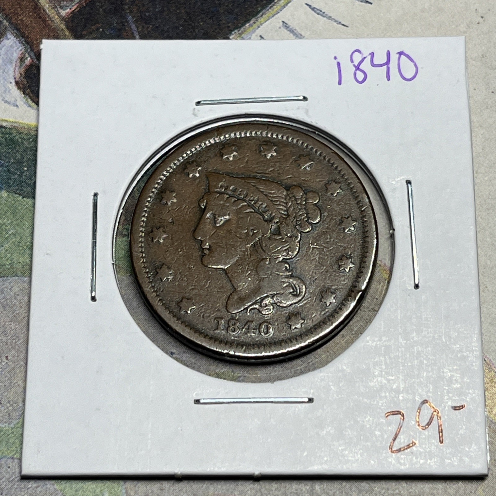 1840 US copper Coin Collection Large Cent | eBay