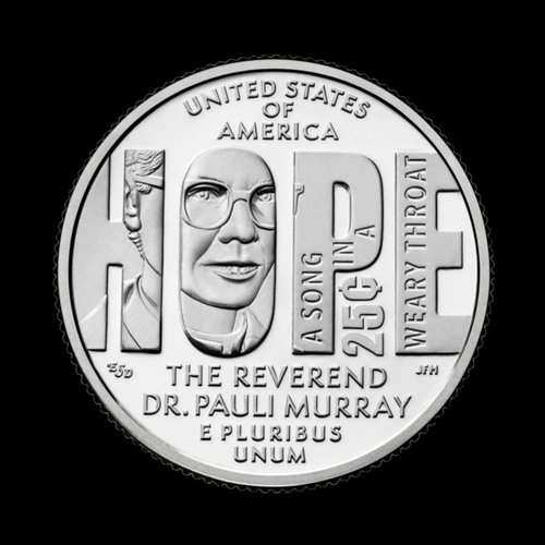 🇺🇸 US American Women Quarter coin 25 cents in black holder, Pauli ...