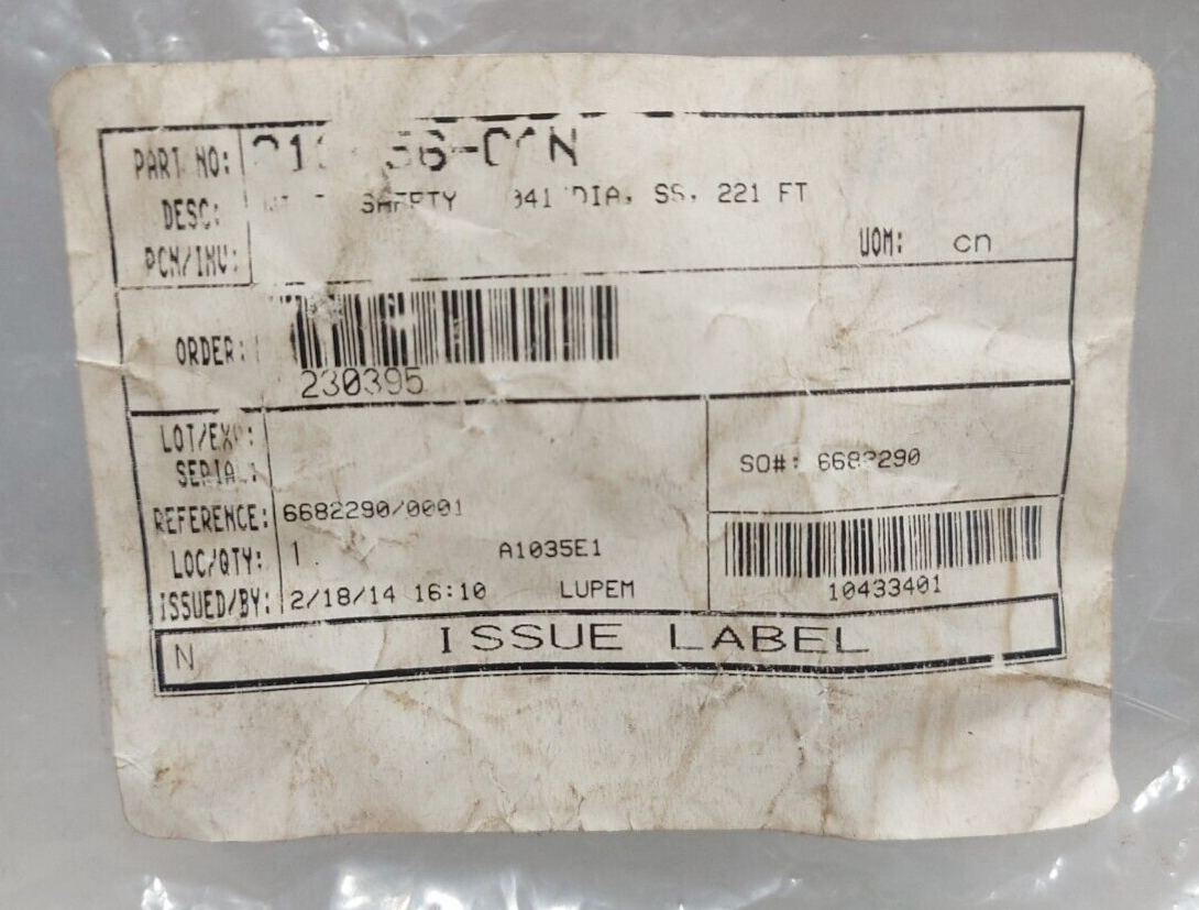 Malin Co MS20995-C Aircraft Stainless Steel Lockwire DIAMETER .041 ...