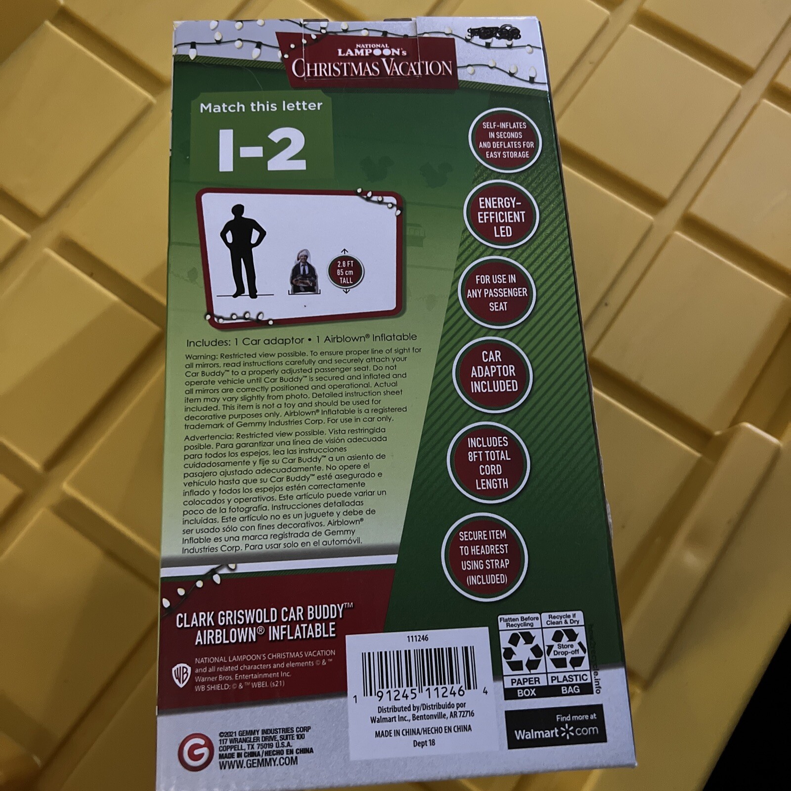 Clark Griswold Christmas Vacation Car Buddy LED Inflatable Christmas ...